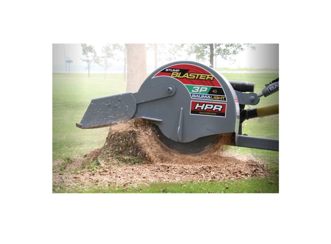 WL3P40 - Beaver Valley Supply - Baumalight 3P40 Stump Grinder | 60-120 ...