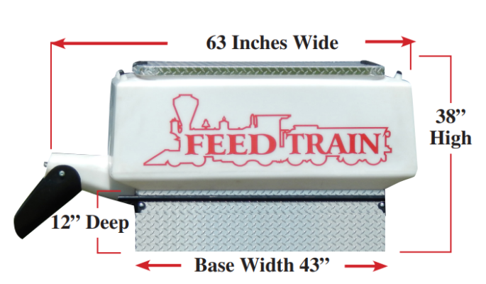 APFT-UTVFDR - Beaver Valley Supply - Feed Train 600 Lb. UTV Feeder With ...