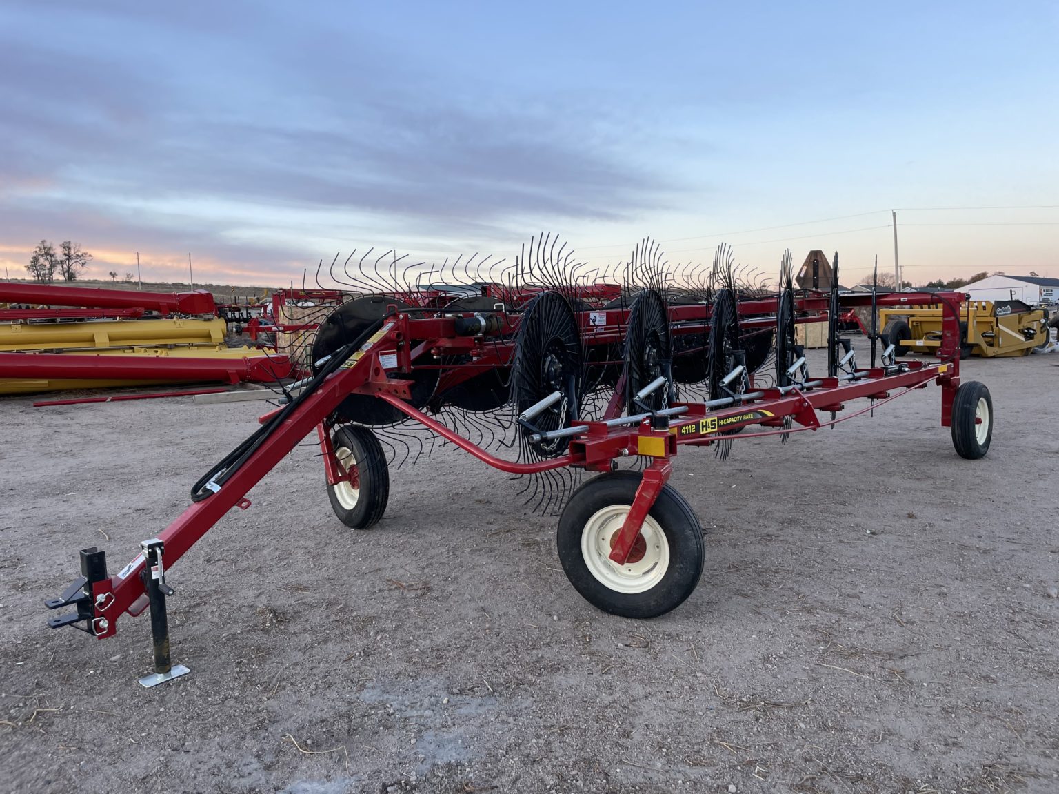 HSHC4112 - Beaver Valley Supply - H&S HC4112 Hi Capacity Bi-Fold Rake ...