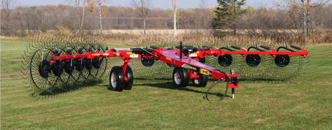 HSAR3212 - Beaver Valley Supply - H&S AR3212 12 Wheel Action Rake | 60 ...